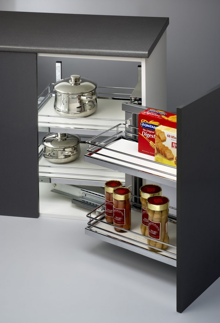Magic Blind Corner Unit - Articulated - Prima Shelves - Kantek